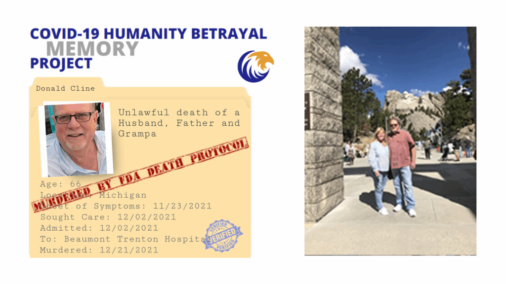 Unlawful death of a Husband, Father and Grampa - COVID Humanity ...