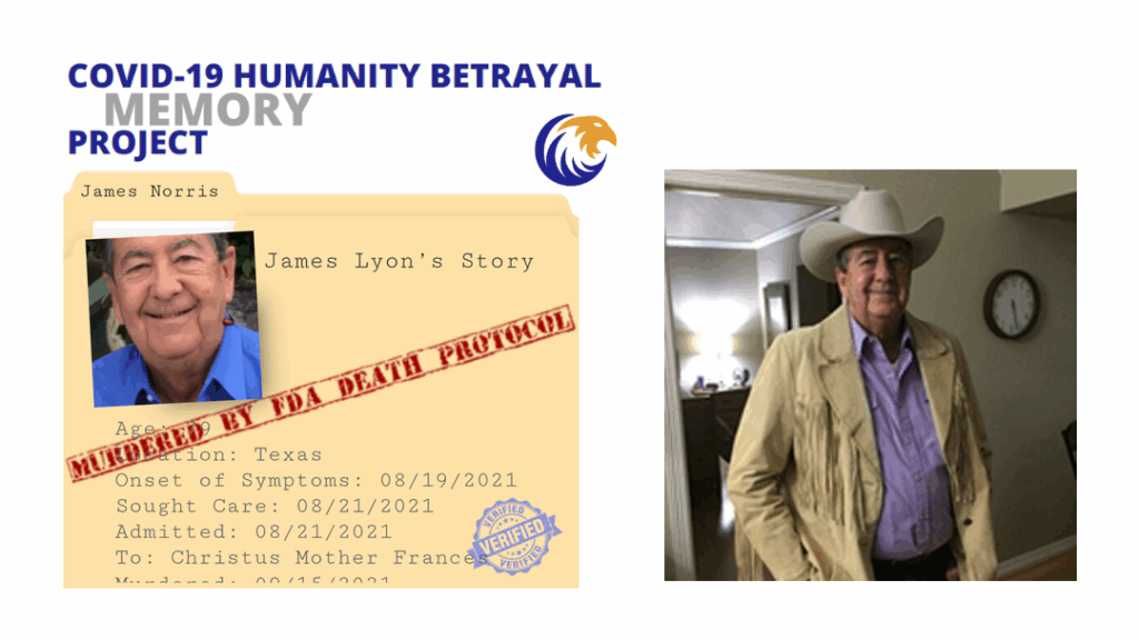 James Lyon's Story - COVID Humanity Betrayal Memory Project