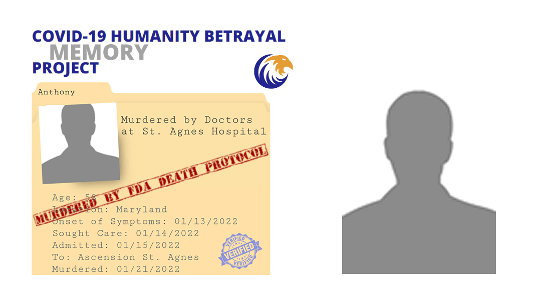Murdered by Doctors at St. Agnes Hospital - COVID Humanity Betrayal ...